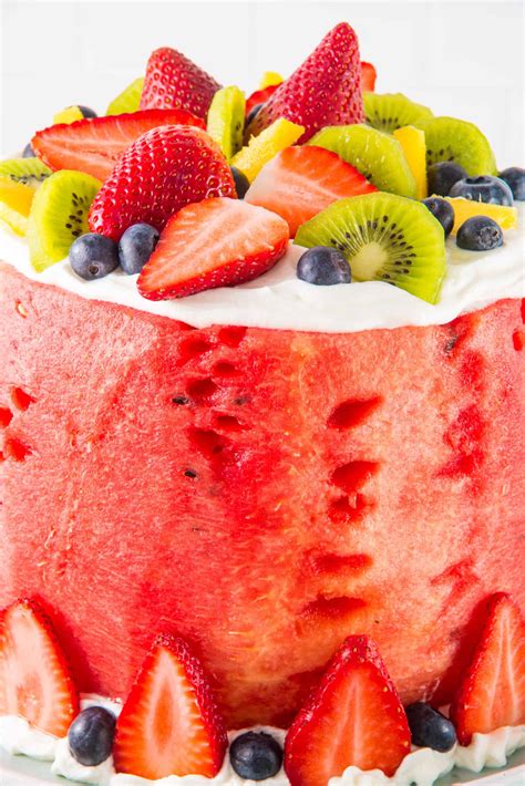 Watermelon Fruit Cake The Bewitchin Kitchen