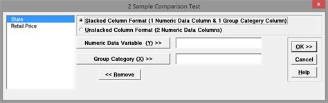 Two Sample T Test With Sigmaxl Mbizm Group