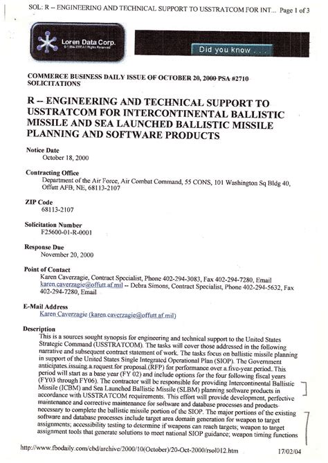 Stratcom Engineering And Technical Support Icbm Slbm Nuclear
