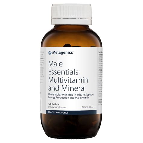Male Essentials Multivitamin And Mineral 120s Metagenics New