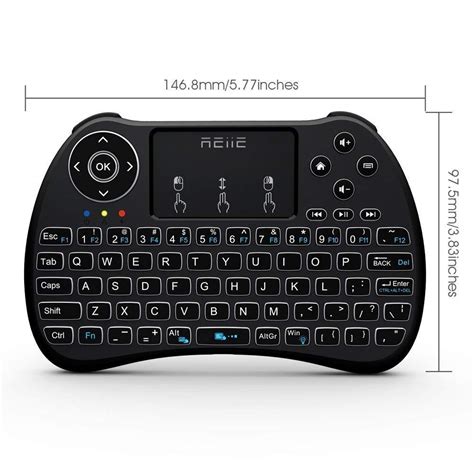Reiie Backlit Version H9 Mini Keyboard Backlit