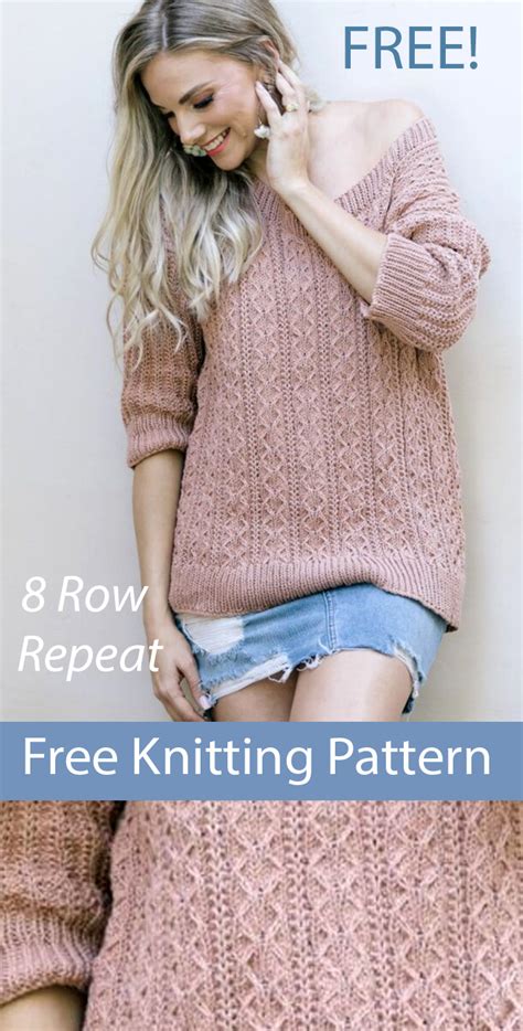 Cable And Lace Sweater Knitting Patterns In The Loop Knitting