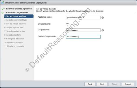 Migrate Windows Vcenter Server 6 With Embedded Psc To Vcsa 65 With External Psc Default Reasoning