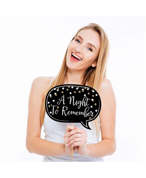 Big Dot Of Happiness Prom Prom Night Photo Booth Props Kit 20 Count