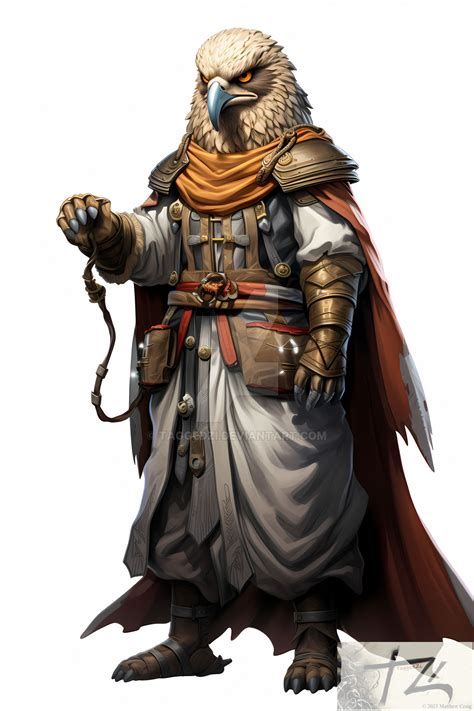 Male Falcon Shifter Monk 3 By Taggedzi On Deviantart