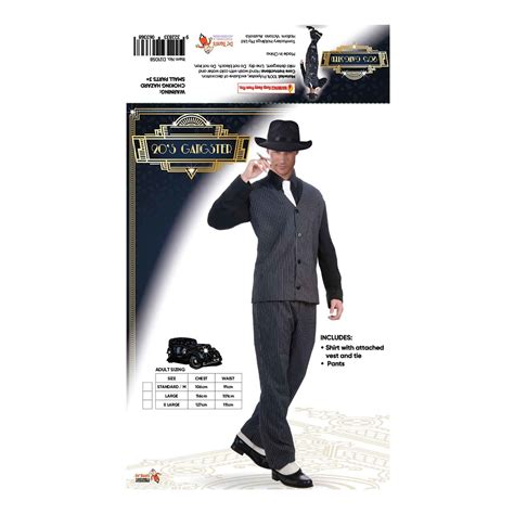 20s Gangster Costume Court Jester Fancy Dress