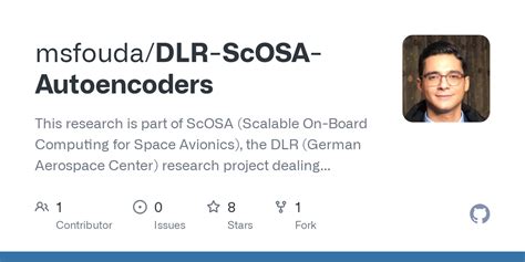 GitHub Msfouda DLR ScOSA Autoencoders This Research Is Part Of ScOSA