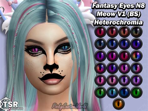 The Sims Resource Fantasy Eyes N8 Meow V1 Bs Heterochromia