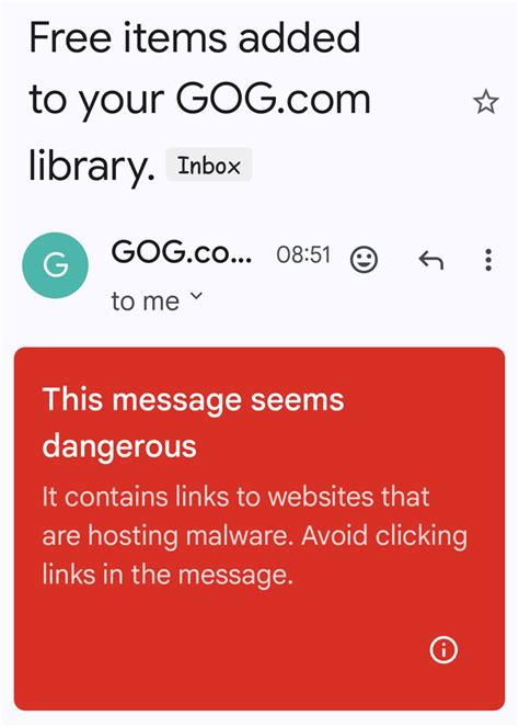 Gmail Warning For Malware Rgog