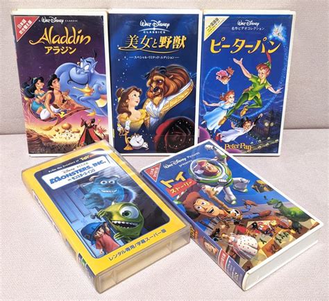 ディズニー Vhs ビデオテープ 5本セット 吹き替え・字幕・二か国語 By メルカリ