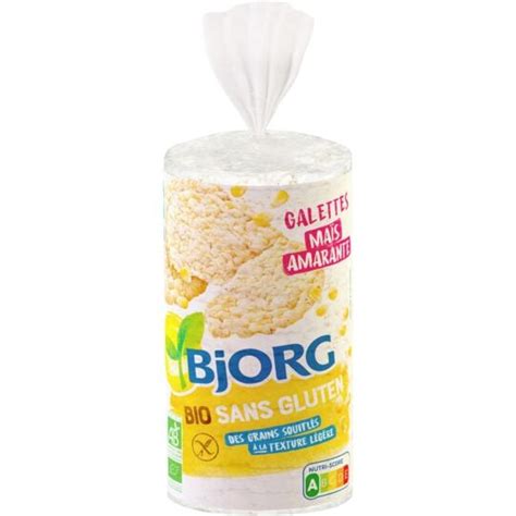 Bjorg Galettes Maïs Amarante Sans Gluten Bio Bjorg