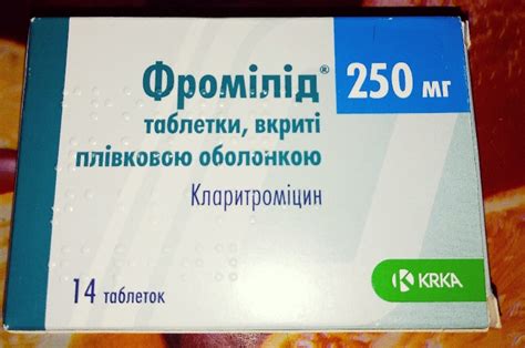 Антибиотик Фромилид 250 отзывы