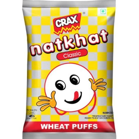 Crax Natkhat Wheat Puffs Pack Of 8
