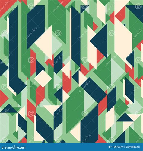 Abstract Geometric Background Modern Overlapping Rectangles And Triangles Stock Vector