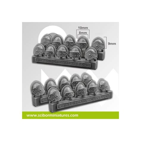 Celtic Small Shoulder Pads Scibor Monstrous Miniatures