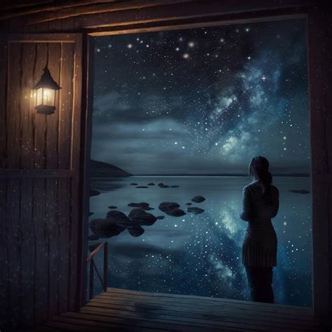 Girl Looking Out Window