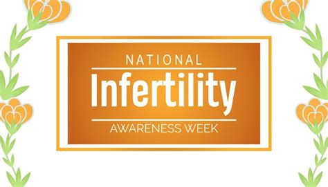 Premium Vector National Infertility Awareness Week Observed Every