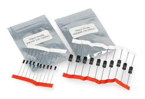 Set Of Rectifier Diodes Various Types 200 Pieces Justpi Botland
