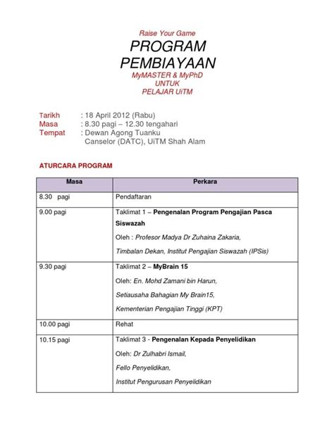 Syarat Sambung Master Uitm Panduan Untuk Menyambung Pengajian Master Ronja Uppa