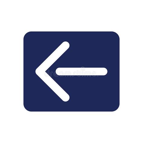 Move Back Black Glyph Ui Icon Stock Illustration Illustration Of Concept Internet 256666178