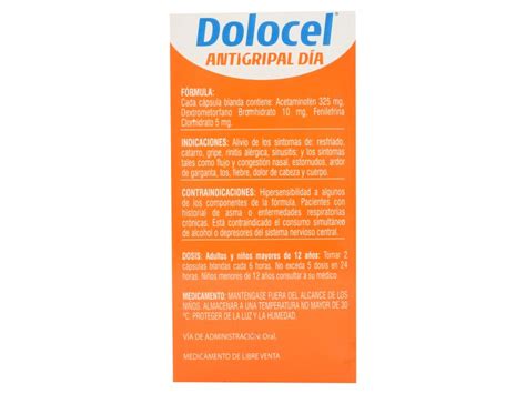 Comprar Dolocel Antigripal Dia 48 Cápsulas Walmart Nicaragua Walmart Nicaragua