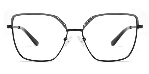 Madeline Square Black Glasses For Women Lensmart