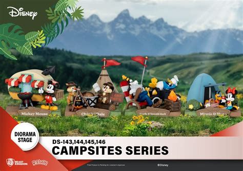 Figurine Minnie Mouse And Pluto Camping Serie Magical Ts