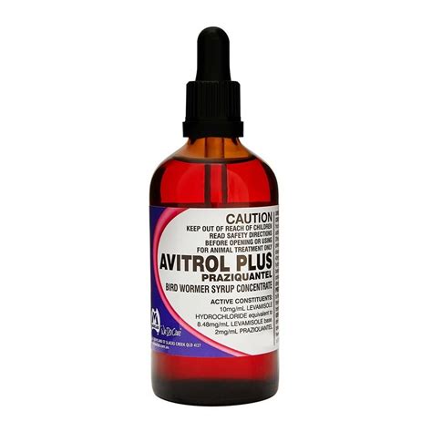 Avitrol Plus Wormer Syrup Concentrate For Birds 1142
