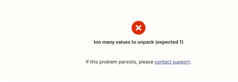 Zap Error Request Failed With Status Code Too Many Values To