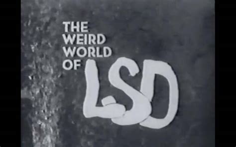 The Weird World Of Lsd 1967 Starring Terry Tessem On Dvd Dvd Lady