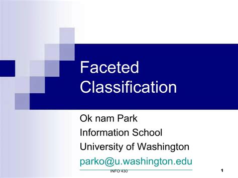Ppt Faceted Classification Powerpoint Presentation Free Download