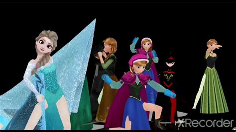 Mmd Frozen 123 Youtube