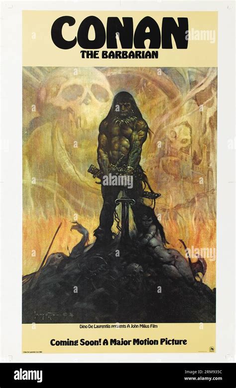 Conan The Barbarian Universal 1980 Starring Arnold Schwarzenegger
