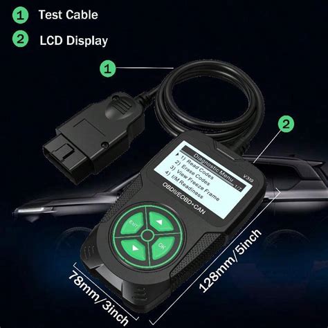 V319 Obdii Universal Obd Ii Scanner Engine Fault Code Reader Can Diagnostic Tool For Sale