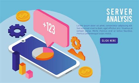 Premium Vector Data Analysis Technology With Smartphone Device And Speech Bubble