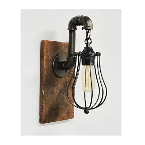 Rustic Sconce Light Etsy