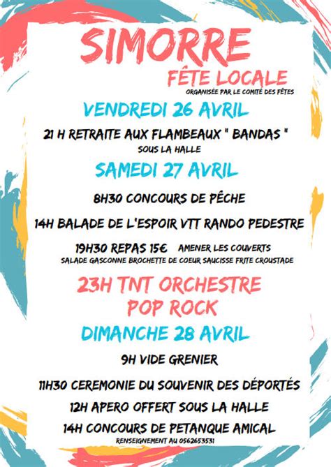 FÊte Locale De Simorre Fêtes Et Manifestations à Simorre Tourisme Gers
