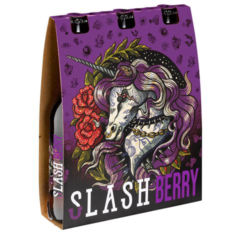 Slash Bière Aromatisée Framboise Cassis Mûre 8 Bouteille 3x33cl Pas