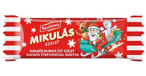 HÁzisweets MikulÁs Szelet 25g Haribo Édesség Nagyker Eger Első