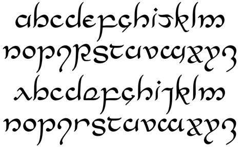 Half Elven Font By Iconian Fonts Fontriver