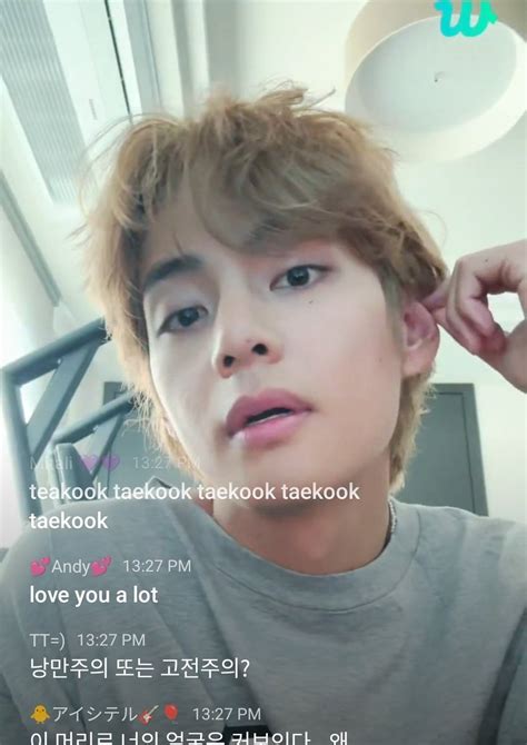 Tae Crew KTH1 Is Coming On Twitter Look At Him So What We Haven