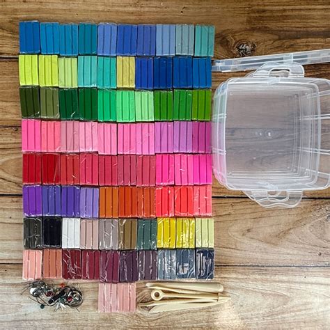Polymer Clay Set 82 Colours And Accessories Highlight Crafts