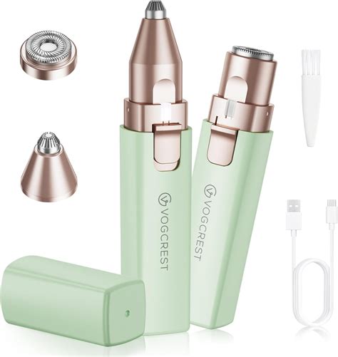 Vogcrest Hair Trimmer 2 In 1 Facial Hair Remover And Eyebrow