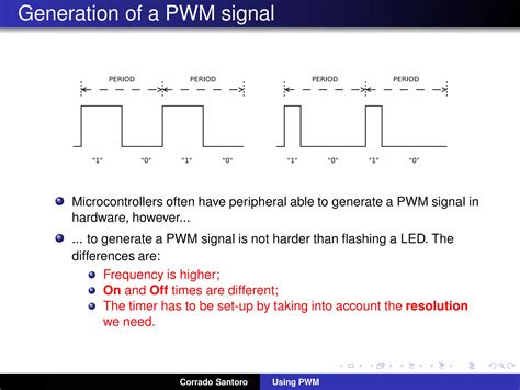 Pulse Width Modulation Signal Generation With Mcus Ppt
