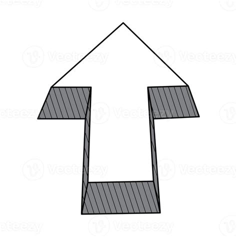 3d Direction Arrow 22509487 Png
