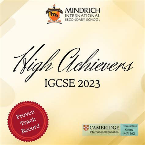 High Achievers Igcse 2023 Booklet Mindrich
