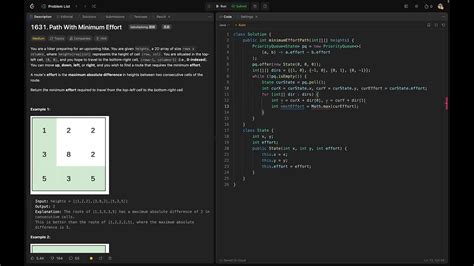 Leetcode 1631 Path With Minimum Effort Youtube