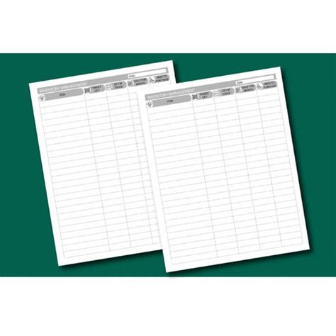 Inventory Management Tracker Form Inventory Tracker Invent Inspire