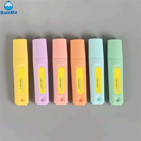 Macarons Colorful Text Marker Highlighter With Customer Label