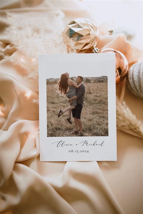 Save The Date Template Photo Collage Save The Date Card With Photos
